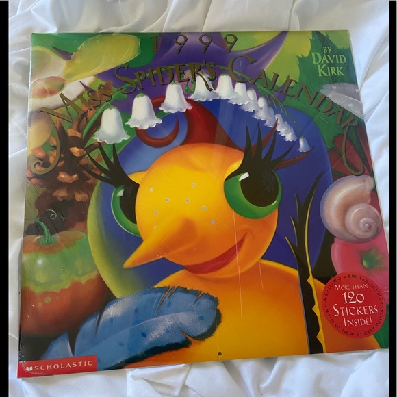 Scholastic | Toys | New 999 Miss Spider Picture Calendar 12 Stickers ...